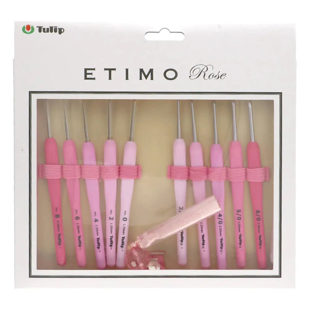Tulip Etimo Rose Lace Set - 10 Fine Ergonomic Crochet Hooks – SEW-shop