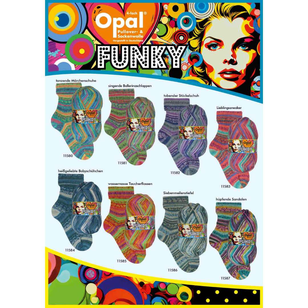 OPAL Sock Yarn Funky – Bold 4-ply Quality – SEW-shop
